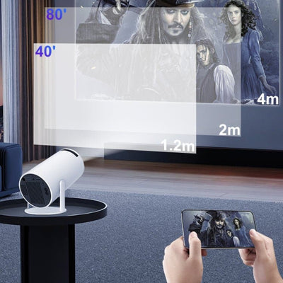 The Spotlight Projector - HD, SMART, Bright & Vibrant Quality Projector